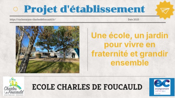 Projet d'établissement | Genially