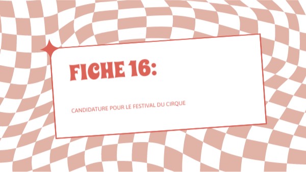 fiche 16: | Genially