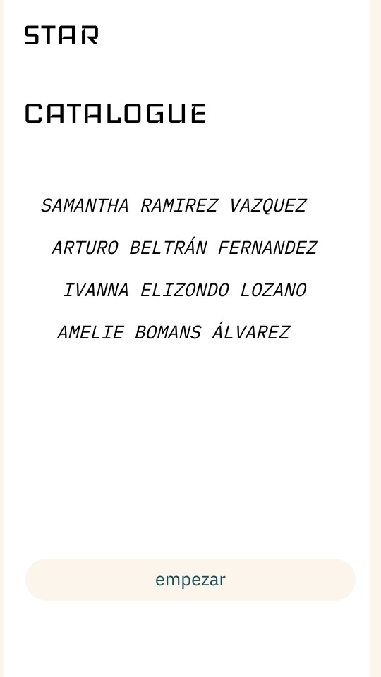 Star catalogue | Genially