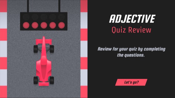 Adjective Review Game | Genially