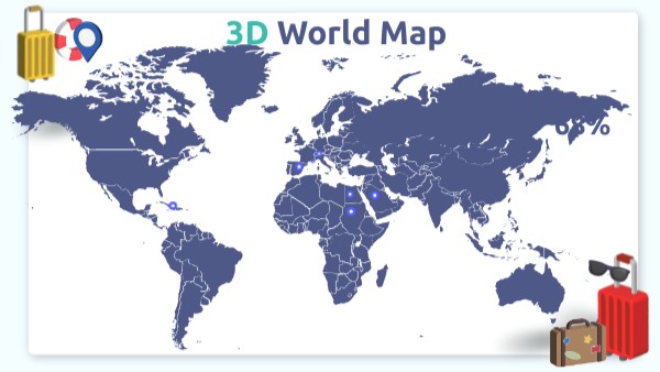 3D World Map | Genially
