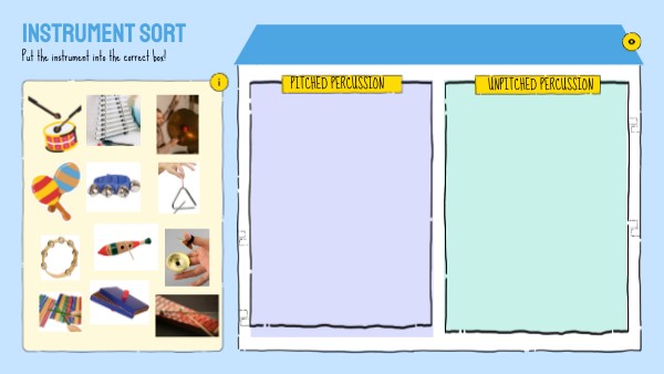 instrument sort | Genially