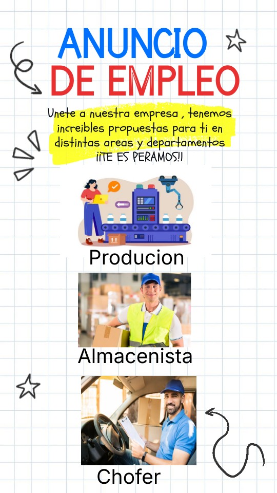 Anuncio de empleo | Genially