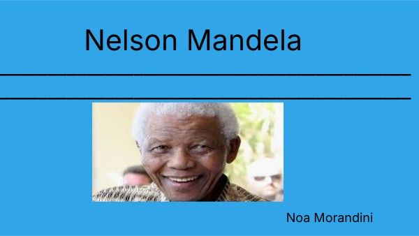 Nelson Mandela | Genially