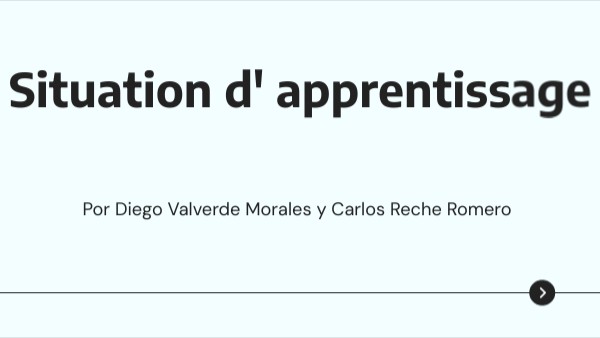 Situation d' apprentissage | Genially