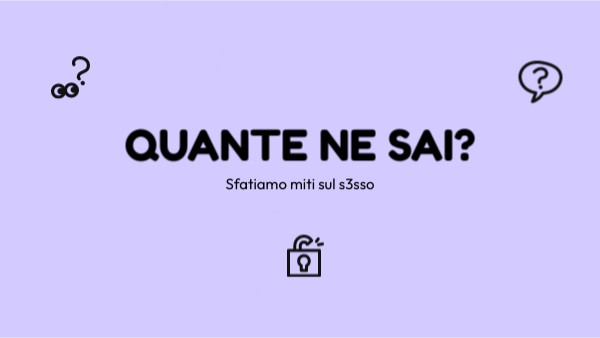 QUANTE NE SAI? | Genially