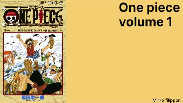 One piece volume 1 | Genially
