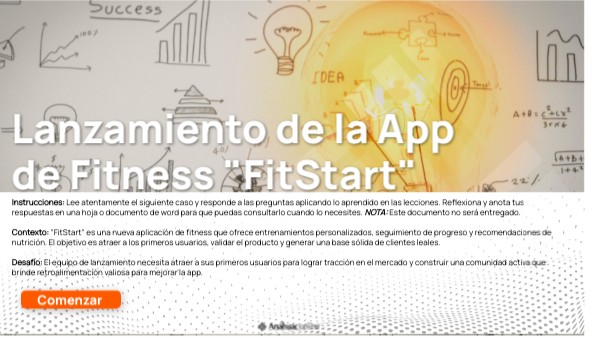 2.1.3 Lanzamiento de una App de Fitness - "FitStart" (caso) | Genially