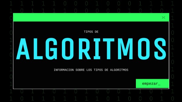 ALGORITMOS | Genially