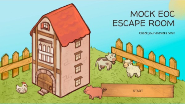 Mock EOC ESCAPE ROOM | Genially