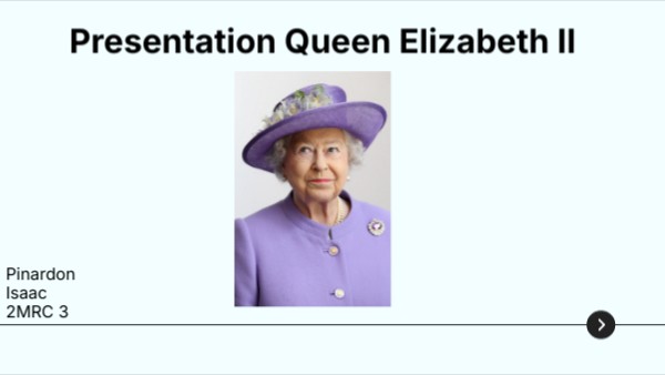 Presentation Queen Elizabeth II | Genially