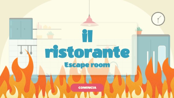 il menù escape | Genially