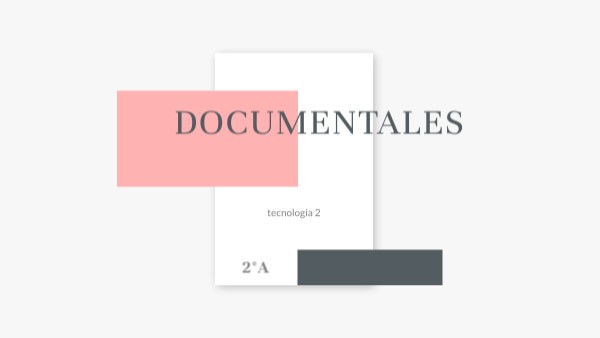 documentales | Genially