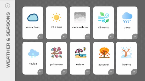 wheather & seasons | Genially