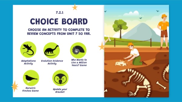 CHOICE BOARD | Genially