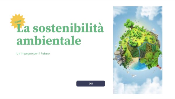 La sostenibilità ambientale | Genially