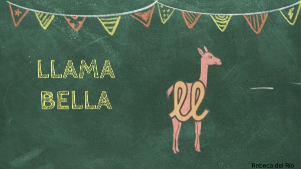 Letra LL. Llama bella | Genially