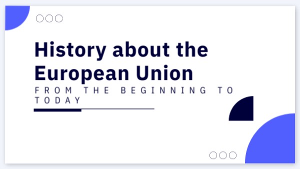 History about the European Union | Genially