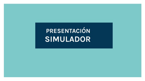 Simulador | Genially