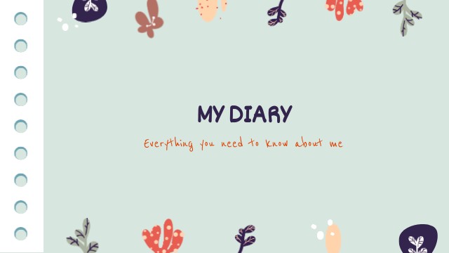 MY DIARY | Genially