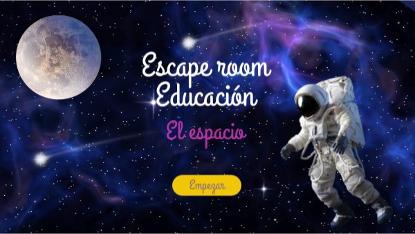 Escape room Educación. EL espacio. | Genially