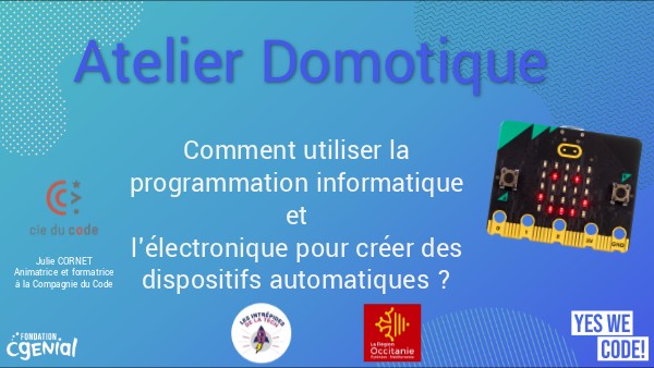 Yes We Code - Atelier Domotique | Genially