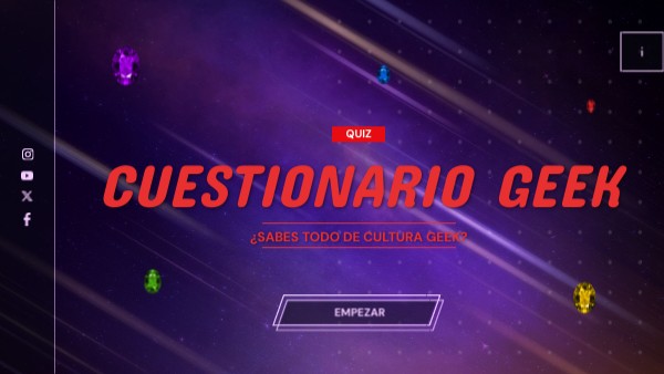 Cuestionario Geek | Genially