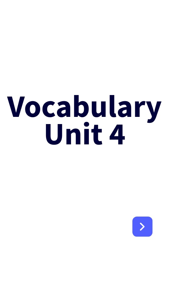 Vocabulary Unit 4 | Genially