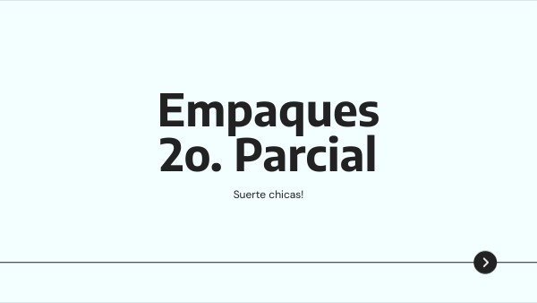 Empaques 2o. Parcial | Genially