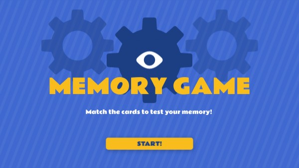 Memory Game-Genially | Genially