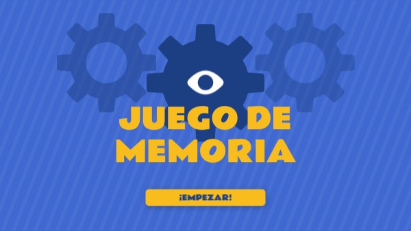JUEGO DE MEMORIA | Genially