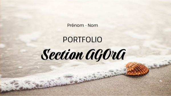 Section AGOrA | Genially