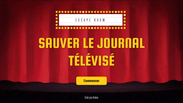 SAUVER LE JOURNAL TÉLÉVISÉ | Genially