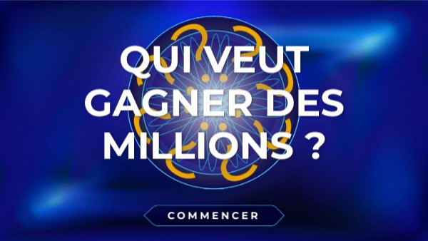 Qui veut gagner des millions ? COD/COI édition | Genially
