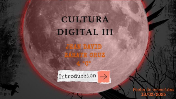 Cultura Digital III | Genially