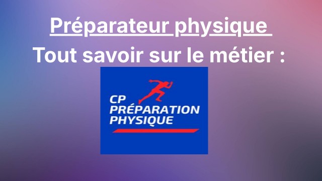 Préparateur physique | Genially