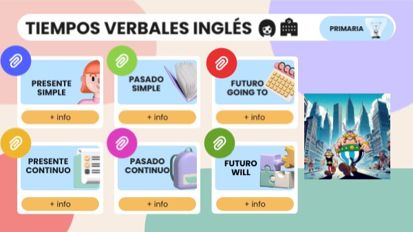 TIEMPOS VERBALES INGLÉS | Genially