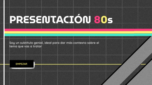 Presentación 80s | Genially