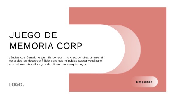 Juego de Memoria Corp | Genially