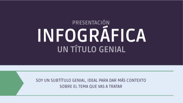 Presentación infográfica | Genially