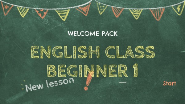 English class BEGINNER 1 | Genially