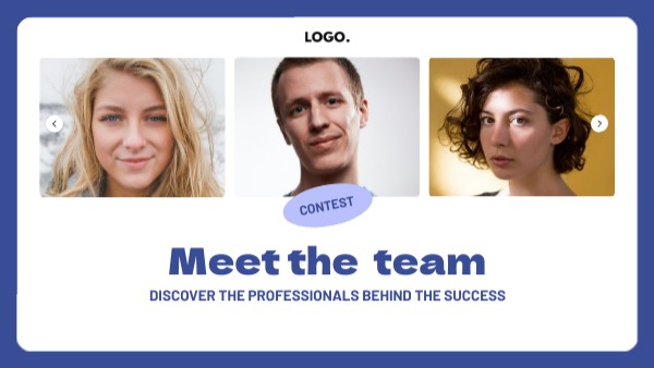 Meet the Team Contest | Genially