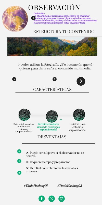 OBSERVACIÓN | Genially