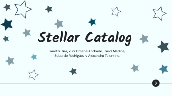 Stellar Catalog | Genially