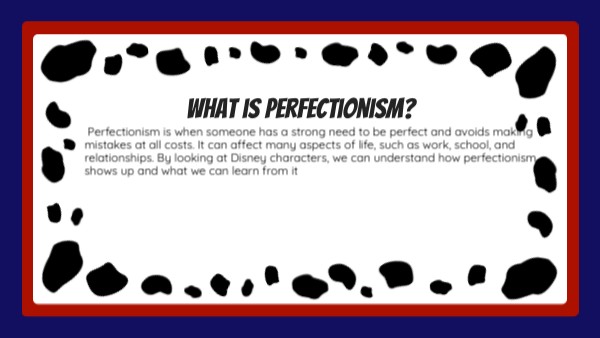 What is Perfectionism? | Genially
