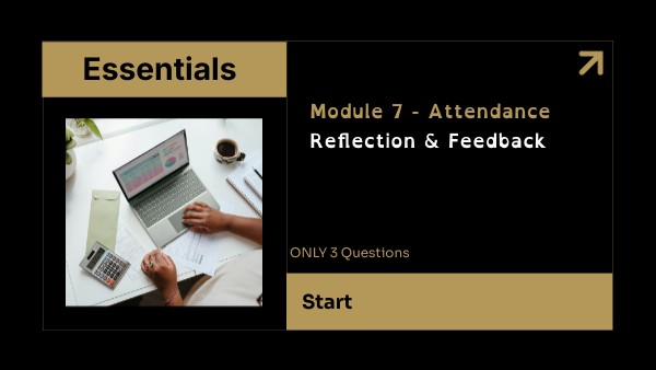 Module 7 - Reflection & Feedback | Genially