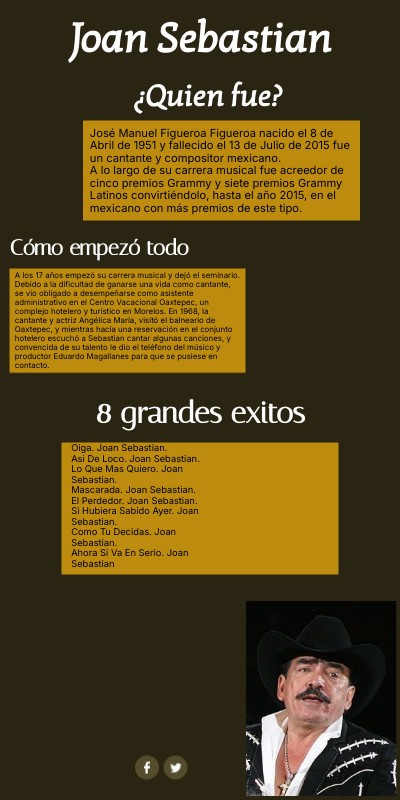 Joan Sebastian | Genially