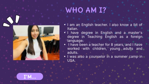 who am I? | Genially