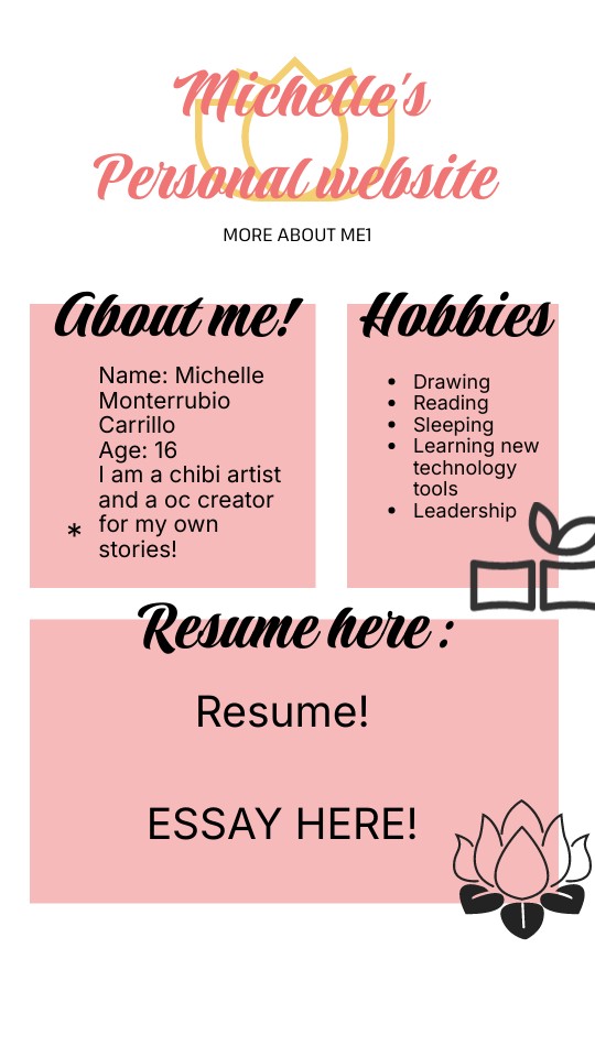 Michelle's Personal website | Genially