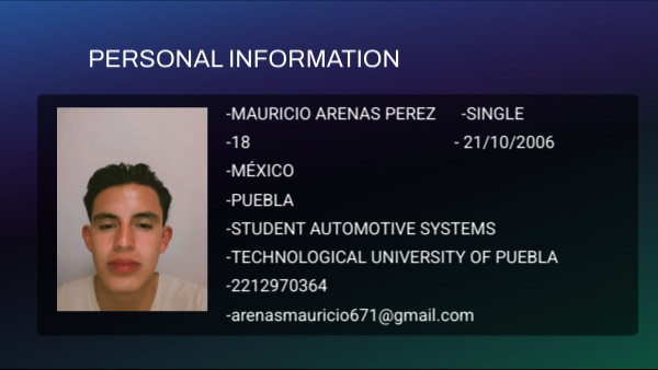 PERSONAL INFORMATION | Genially